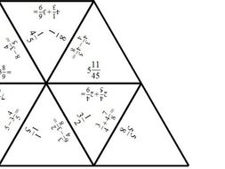 Adding & Subtracting Mixed Numbers - Tarsia Jigsaw | Teaching Resources