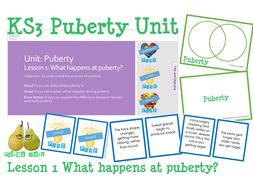 PSHE What happens at Puberty? Whole Lesson for KS3 | Teaching Resources