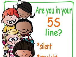 Line Up - Expectations Poster | Teaching Resources