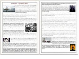 Frankenstein – A story by Mary Shelley / Reading Comprehension ...