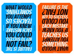 Failure posters – growth mindset inspiration | Teaching Resources