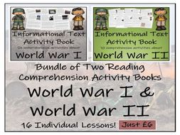 UKS2 History - Bundle of World War I & World War II Reading ...