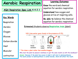 New AQA Respiration Specification- Aerobic Respiration- Powerpoint and Worksheets | Teaching ...