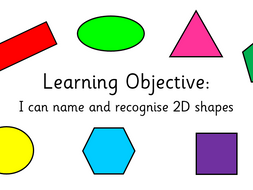 I can name and recognise common 2D shapes | Teaching Resources