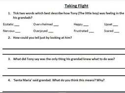 Taking Flight Comprehension KS2 | Teaching Resources