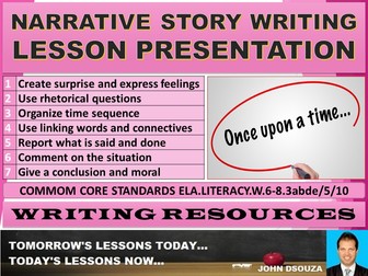 NARRATIVE STORY WRITING BUNDLE | Teaching Resources