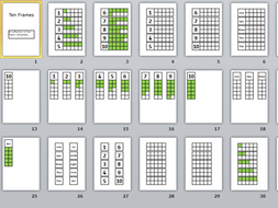 math manipulatives - ten frame templates | Teaching Resources