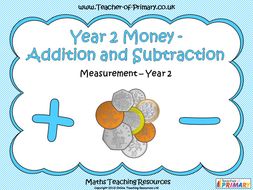 Year 2 Money - Addition and Subtraction | Teaching Resources