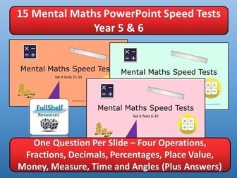 Mental Maths BUNDLE Year 5 / 6 by FullShelf - Teaching Resources - Tes