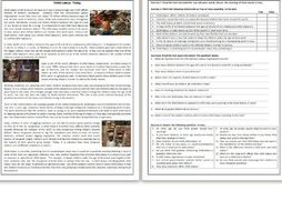 Child Labour Today - Reading Comprehension Worksheet / Text by MariaPht ...