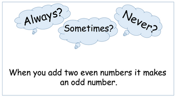 KS2 Always Sometimes Never Maths PowerPoints x60 by slj123 | Teaching ...