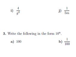 Negative indices worksheet no 3 (with solutions) | Teaching Resources