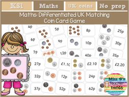 Year 1 / Year 2 (KS1) Maths - Measurement: Differentiated UK Matching ...