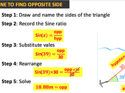 Trigonometric ratio's SOH CAH TOA | Teaching Resources