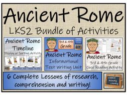LKS2 Ancient Rome - Display, Research, Reading Comprehension & Writing ...