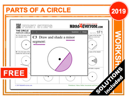 Parts of a Circle (Worksheets with Solutions) | Teaching Resources
