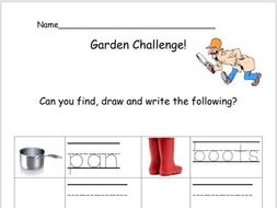 Outdoor Writing Challenge: Sheet 3 | Teaching Resources