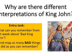 Interpretations of King John by katylou1 | Teaching Resources
