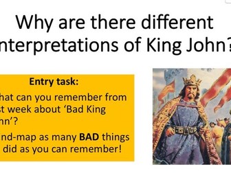 King John scheme of work bundle | Teaching Resources