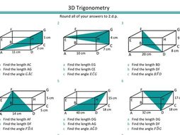 3D Trigonometry | Teaching Resources