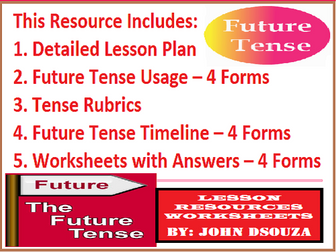 TENSES - LESSONS AND RESOURCES : BUNDLE | Teaching Resources