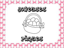 Easter colouring cards (French) | Teaching Resources