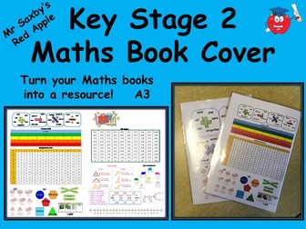 Key Stage 1 and 2 Maths Book Covers | Teaching Resources