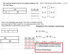 Year 2 Addition Subtraction White Rose Worksheets | Teaching Resources