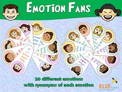 ELSA SUPPORT Feelings Fans | Teaching Resources