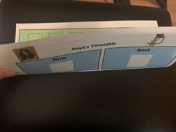 Individual Visual Timetable Autism Special Needs Widgit Behavioural ...