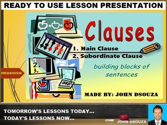 CLAUSE TYPES: BUNDLE by john421969 | Teaching Resources