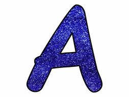 Printable display bulletin letters numbers and more: Blue Glitter ...