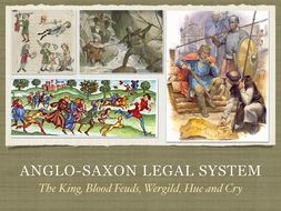 GCSE History Anglo Saxon Legal System | Teaching Resources