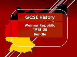 GCSE History: Weimar Germany 1918-20: Political Change and Unrest ...