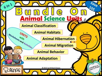 Animal Behavior - Unit with Worksheets | Teaching Resources