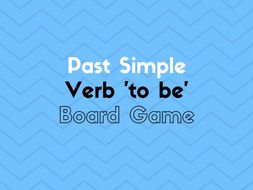 Past Simple - Verb 'to be' Board Game (ESOL, EFL, EAL, ESL) | Teaching ...