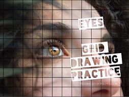 Eye Grid Drawing Practice | Teaching Resources