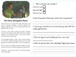 Upper KS2 guided reading comprehension 'Suspense story' | Teaching ...