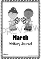 March writing journal (booklet) | Teaching Resources