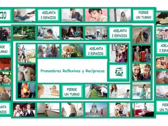 Reflexive and Reciprocal Pronouns 6 Spanish Photo Game Bundle ...