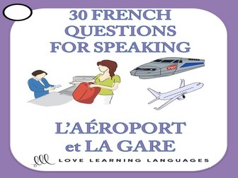 L'aéroport et la Gare - Airports and Train Stations - Bundled French ...