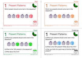 Algebra Task Cards Christmas Themed | Teaching Resources