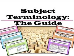 Subject Terminology Guide | Teaching Resources