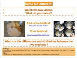 Gelatinisation | Teaching Resources