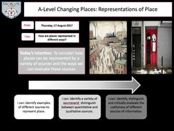 Changing Places Lesson 6 - Representations of Place | Teaching Resources