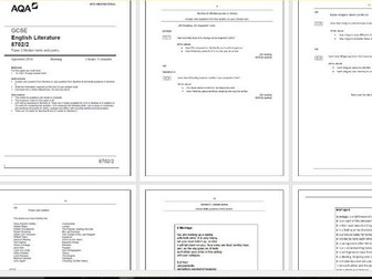 New Spec GCSE Mock Papers | Teaching Resources