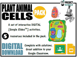 Plant and Animal Cells Digital Resources Pack - Distance Learning ...