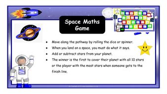 Space Maths Game KS1/SEN/EYFS | Teaching Resources