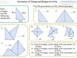 Perimeter of Compound Shapes Activity | Teaching Resources
