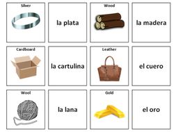 Materials: Spanish Vocabulary Card Sort | Teaching Resources